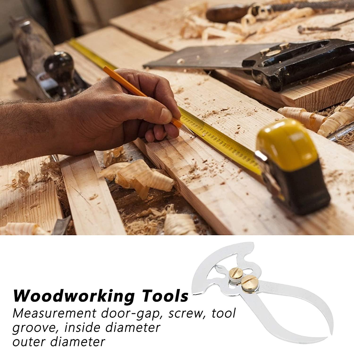 Stainless Steel Feeler Gauge, Woodturning Double Ended Bowl Calipers ...