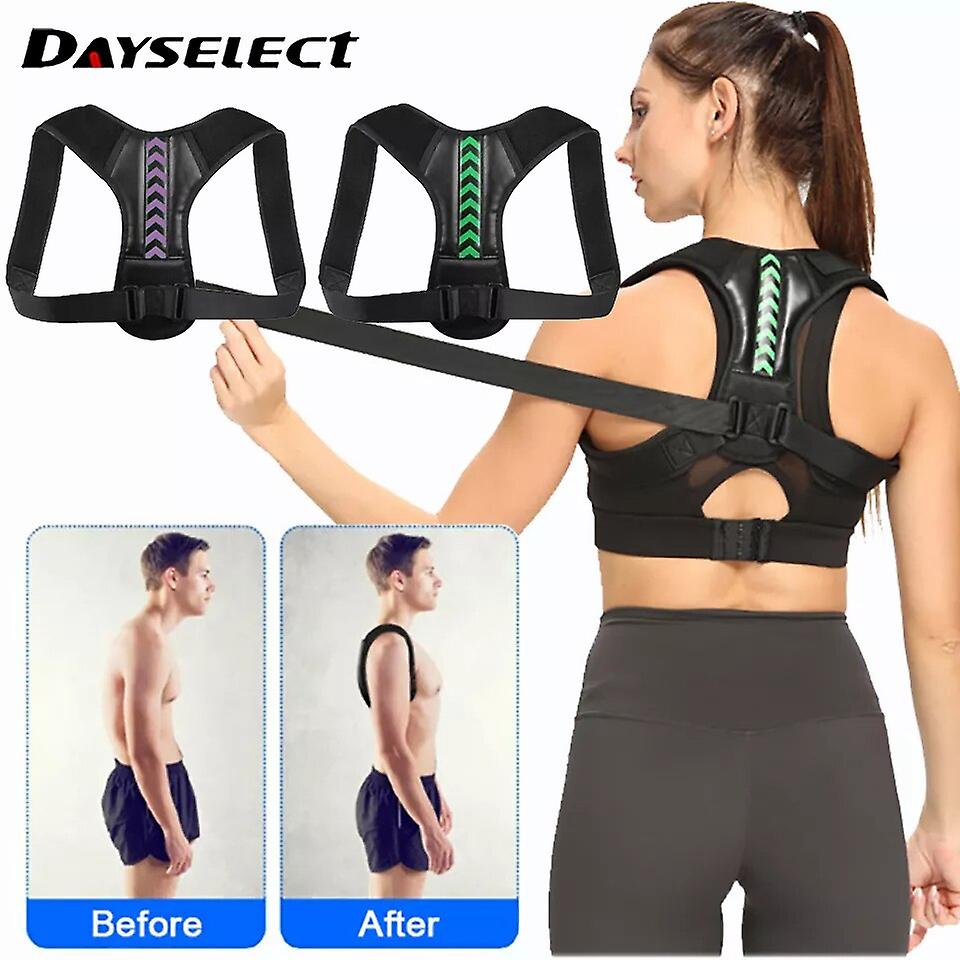 Adjustable Posture Corrector Back Brace Comfortable Posture Trainer For Spinal Alignment ...
