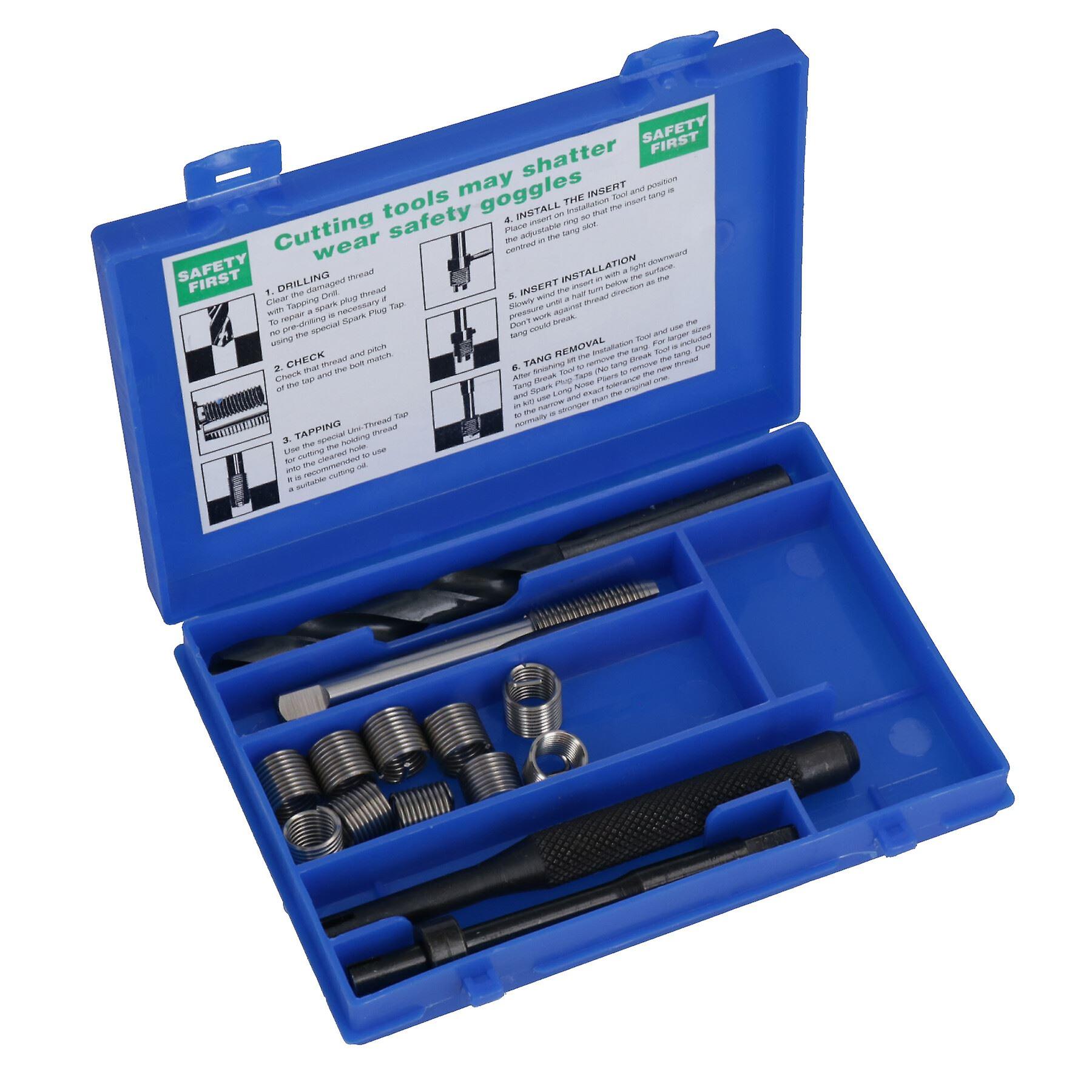 7/16" x 18 BSF Thread Tap Repair Cutter Kit Helicoil Damaged Threads ...