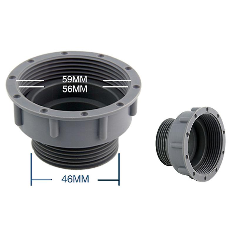 58 to 46mm Drain Pipe Sewer Adapter Kitchen Sink Drain Hose Connector ...