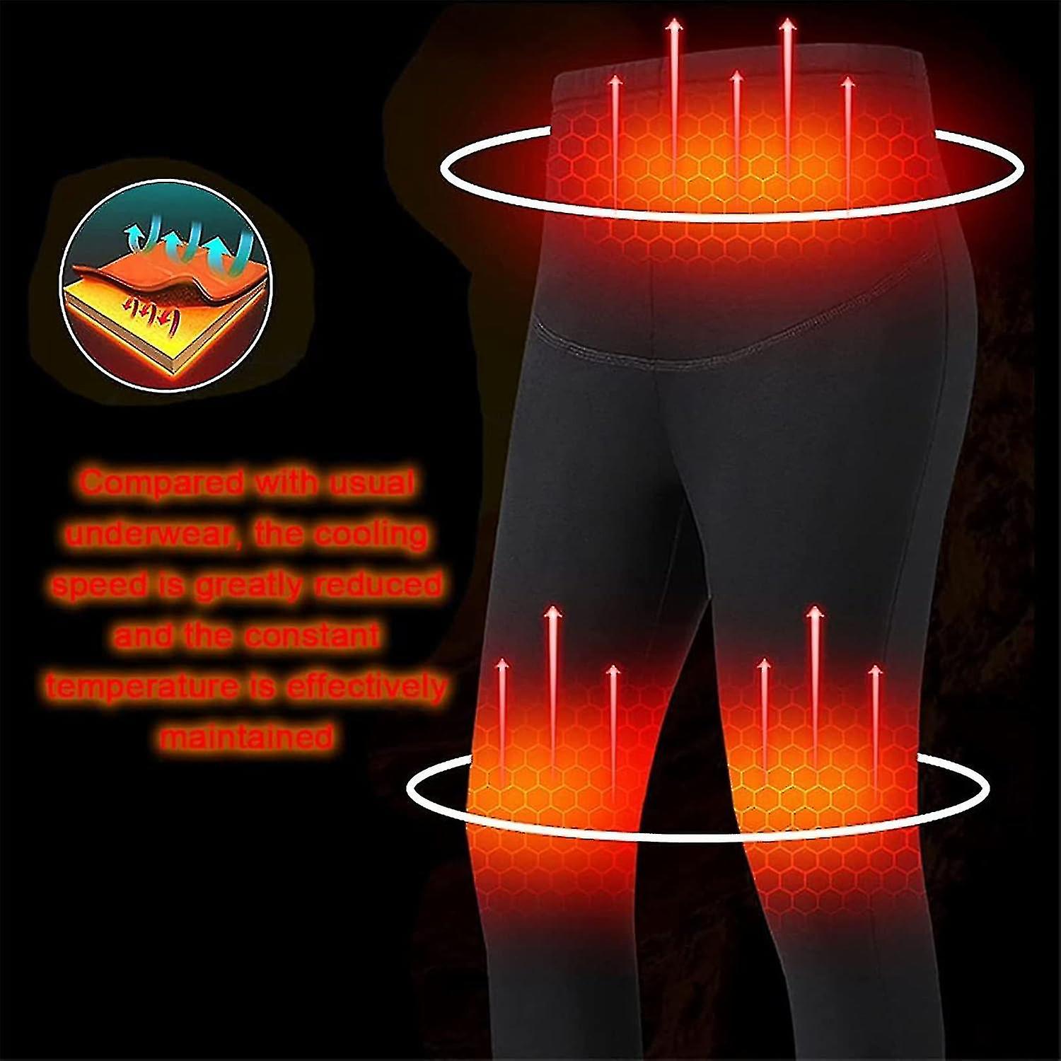 Heated Thermal Underwear, Usb Electric Heated Thermal Long Sleeve T ...