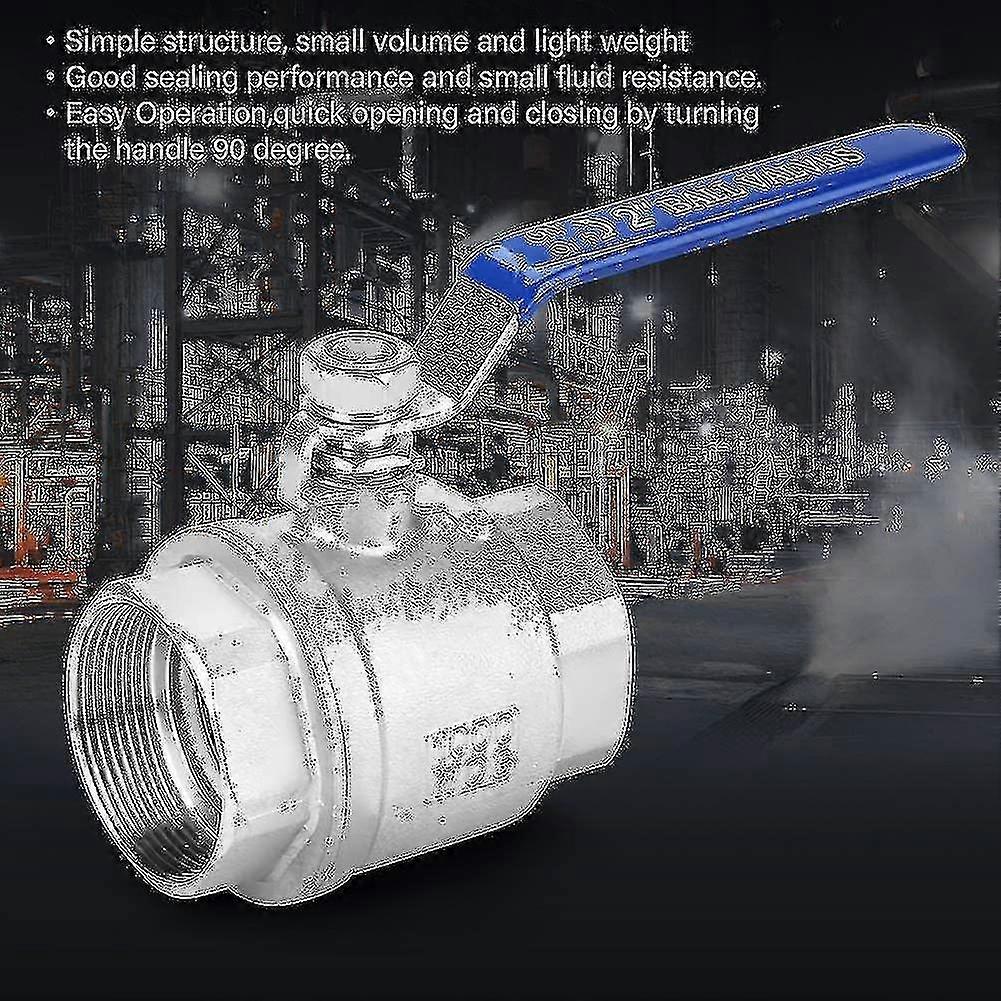 Ball Valves 2" Dn50 Wog Female Thread Two Way Ball Valve 304 Stainless Steel Ball Valve With ...