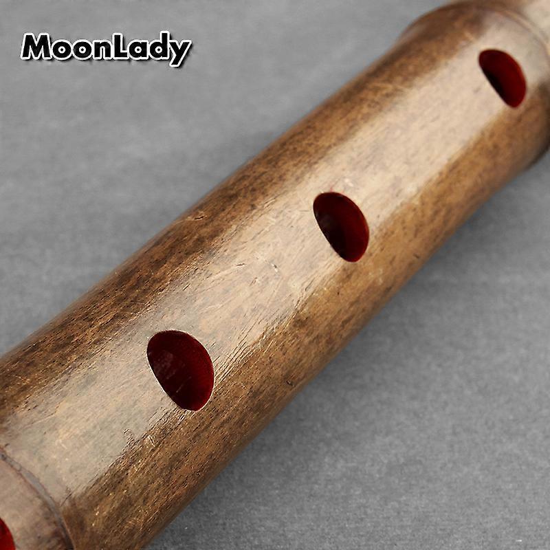 E Key 5 Holes Shakuhachi Wooden Musical Instruments 1.6 Feet Bamboo ...