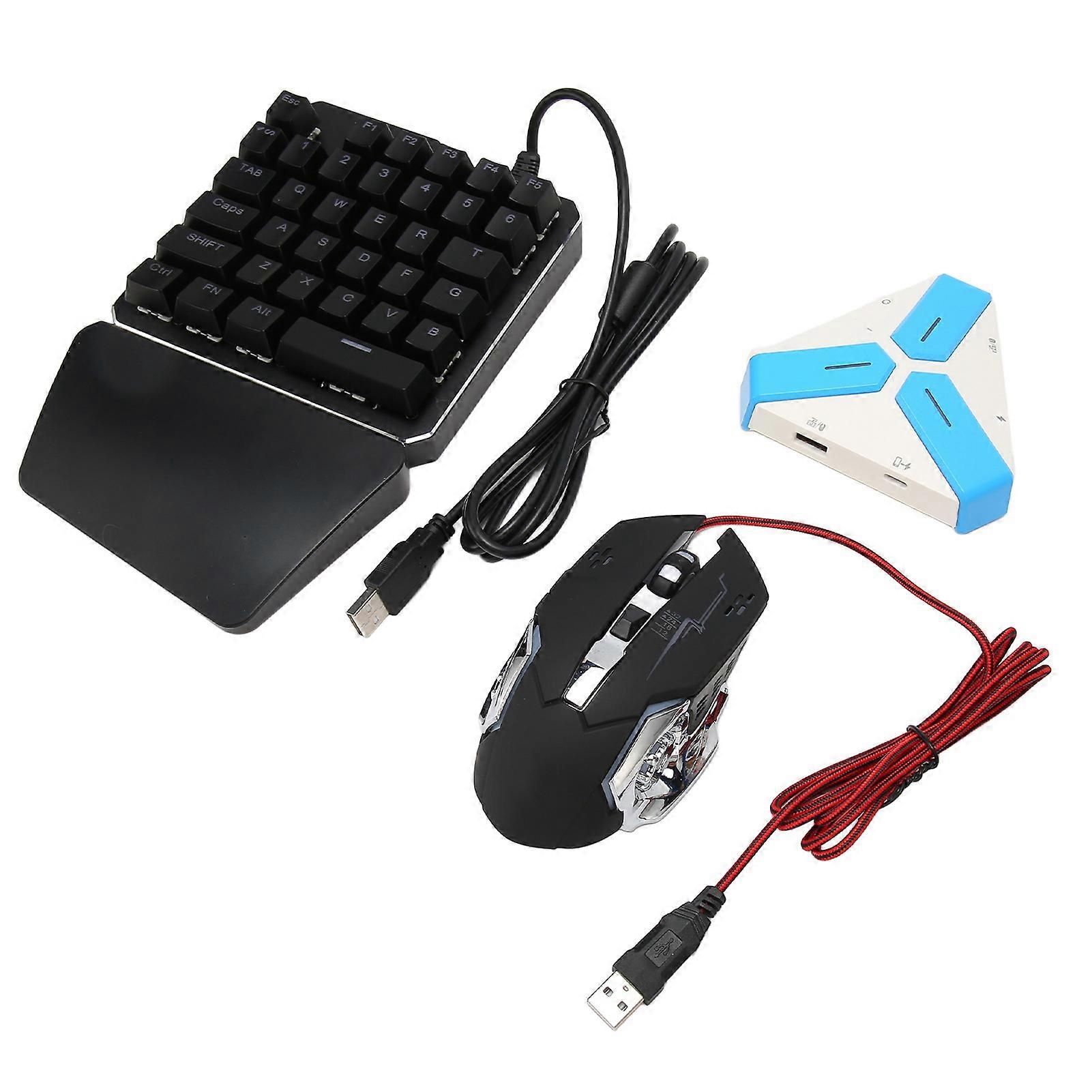 Keyboard Mouse Converter Combo Plug and Play Mobile Game Keypad Mouse ...