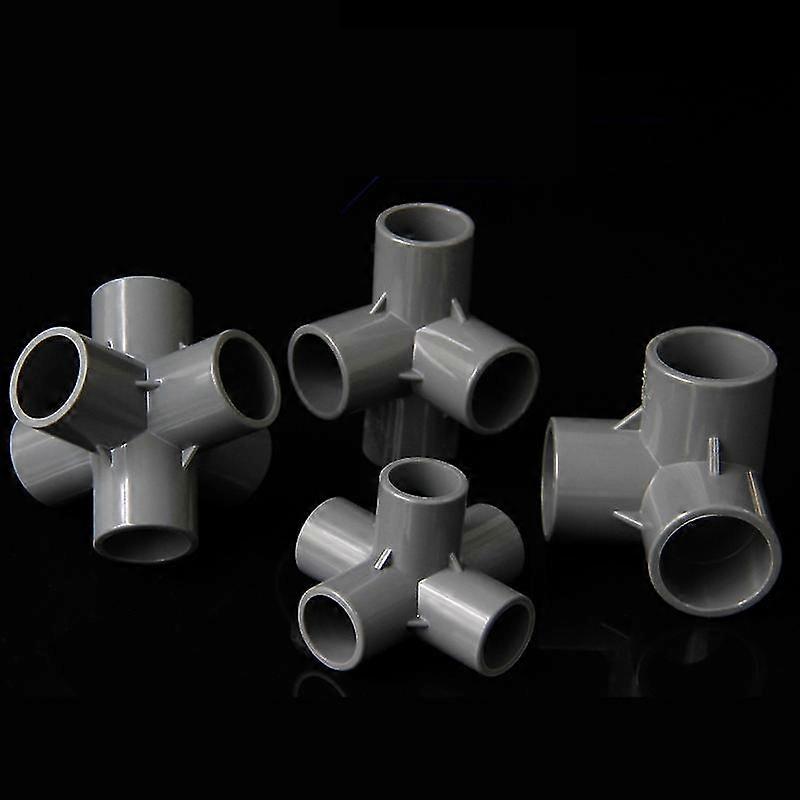 Pvc Tube Joint Connectors 3 4 5 6 Way Hose Splitter 20-50mm Garden Irrigation Water Pipe Fitting ...