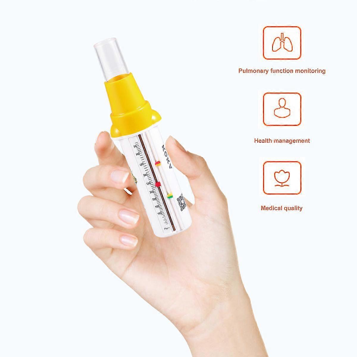 Portable Spirometer Peak Flow Meter Meter Expiratory Flow Asthma ...