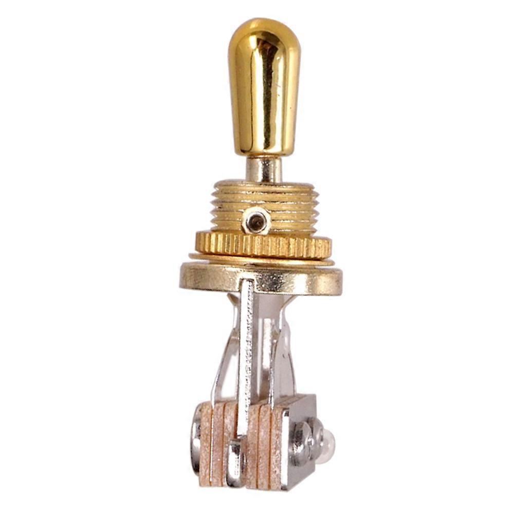 3 Way Short Straight Guitar Toggle Switch Pickup Selector with Brass ...