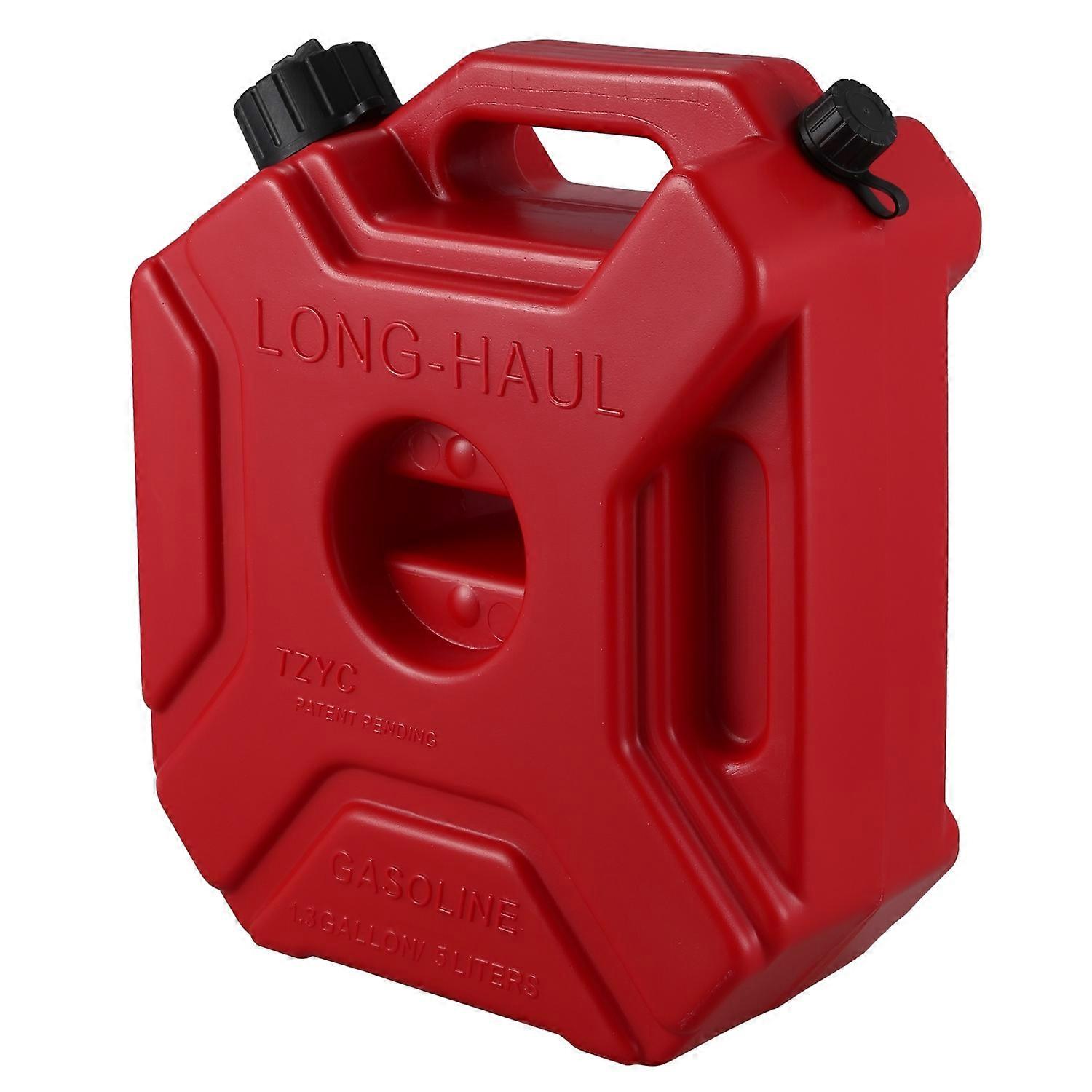 Lockable 5L Fuel Tanks Plastic Car Mount Motorcycle Jerrycan Gas Can ...