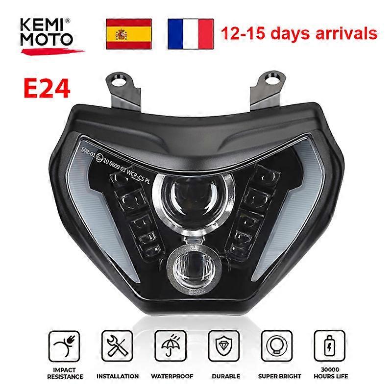 Headlight MT 07 Motorcycle Headlight DRL LED Lamp Waterproof For Yamaha ...