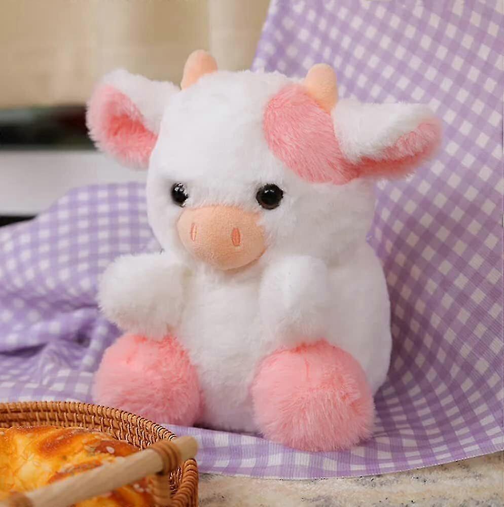 Plush Pillow Cow Toy,Cartoon Cute Pink Cow Plush Toy | Fruugo UK