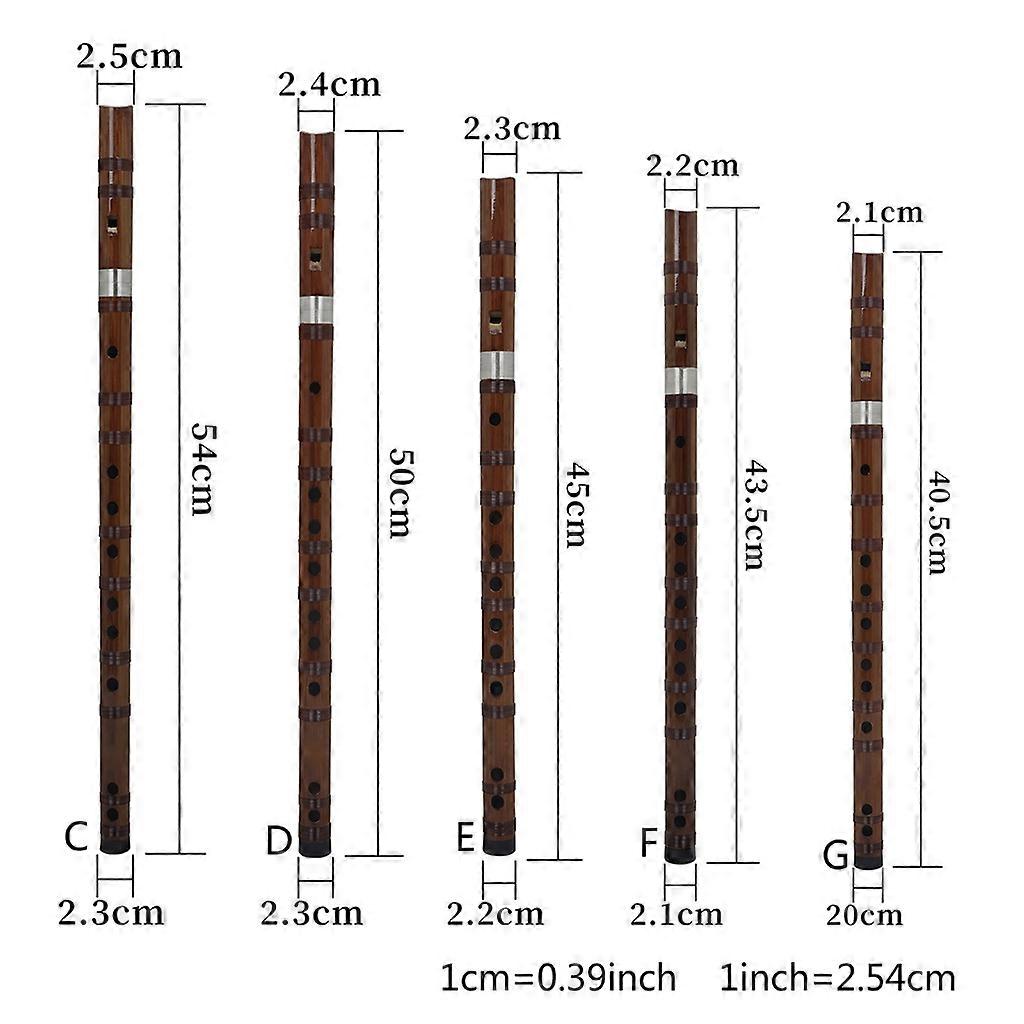 Bamboo Flute Musical Instruments Portable Wooden Flute for Kids and ...