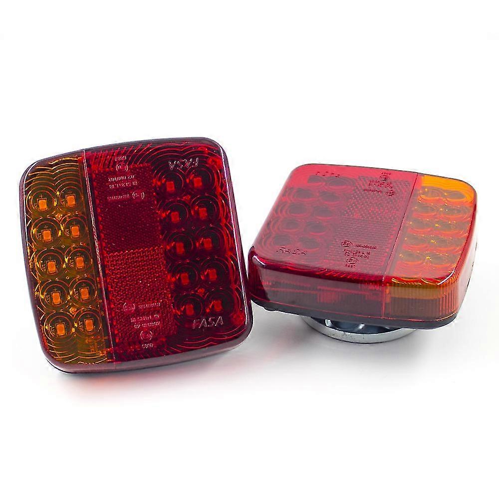 12v 24v Wireless Magnetic Led Truck Tail Light Trailer Rear Light ...