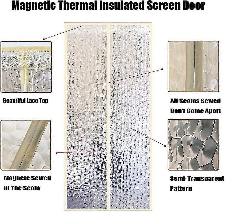 Thermal Insulation Insulation Door With Magnetic Mosquito Net Magnetic ...