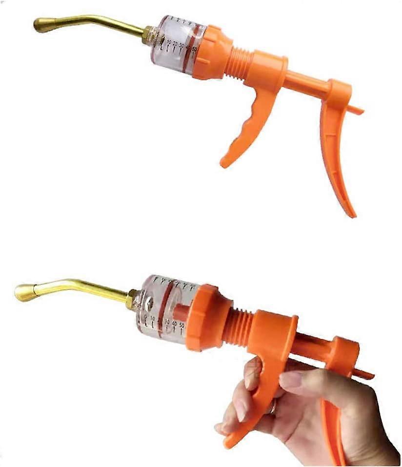 Livestock Syringe Adjustable Injector Continuous Syringe Veterinary ...