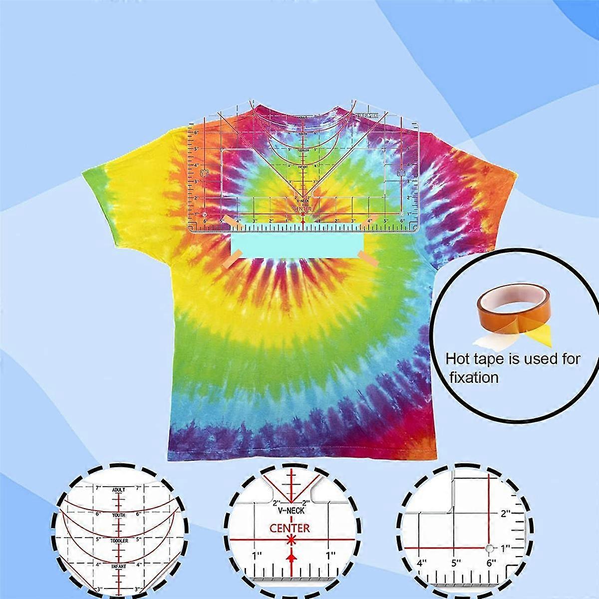 Tshirt Ruler Guide for Vinyl Alignment, T Shirt Ruler to Center Design ...