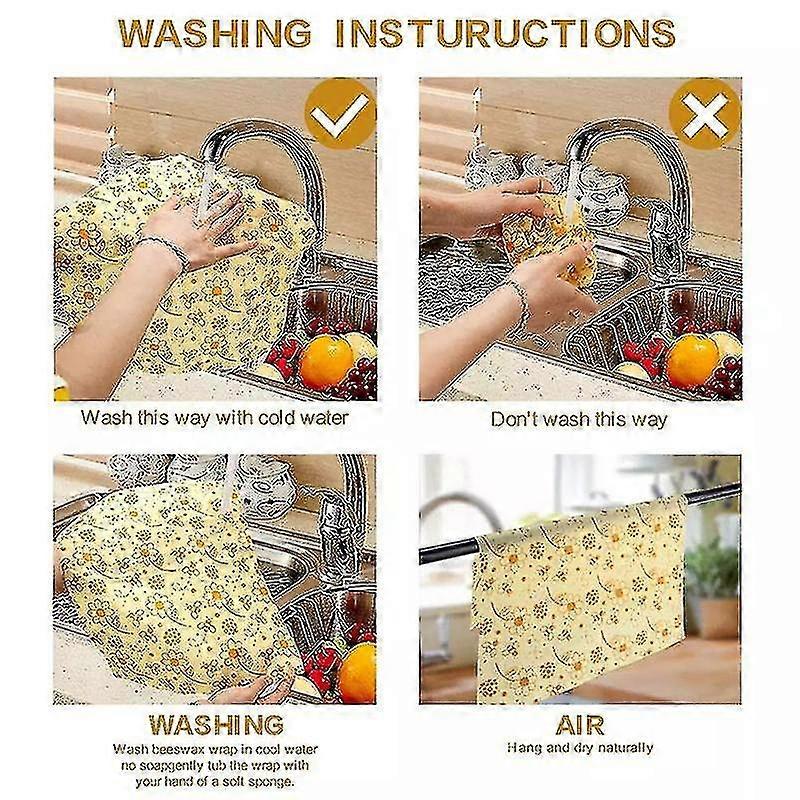 Beeswax Reusable Food Wraps - Beeswax Wrap Sustainable Products, Wax ...