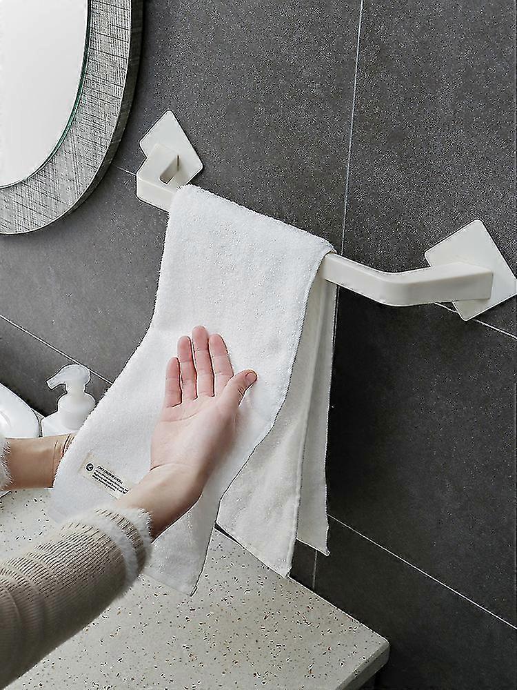 towel holder without sanitary perforation wc storage bathroom towel ...