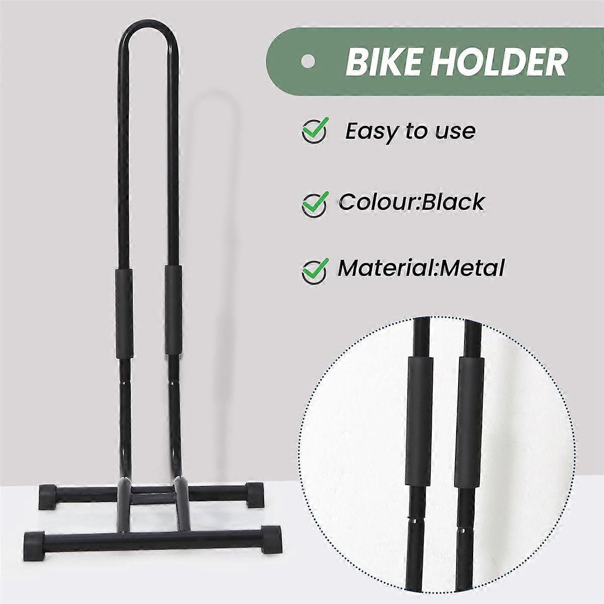 Bike Stand Bicycle Floor Parking Rack Storage Stand with Sponge Pad ...