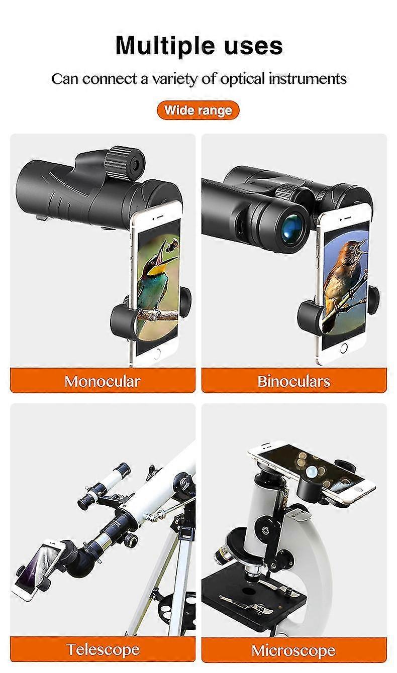 Universal Cell Phone Adapter Bracket Clip Mount Soft Rubber Material ...