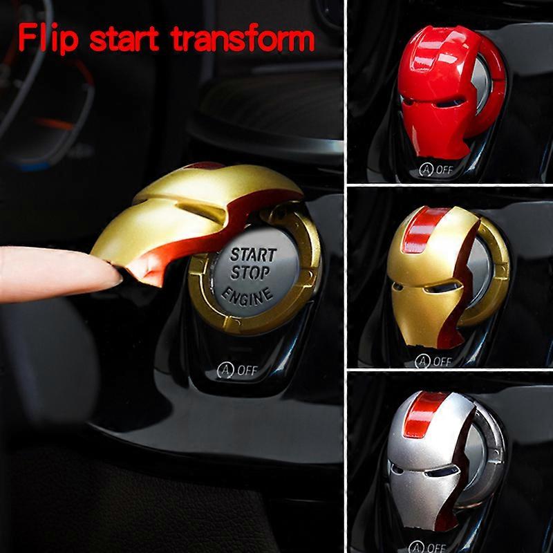 Batman-Modeling Car Interior Engine Ignition Start Button Protective ...