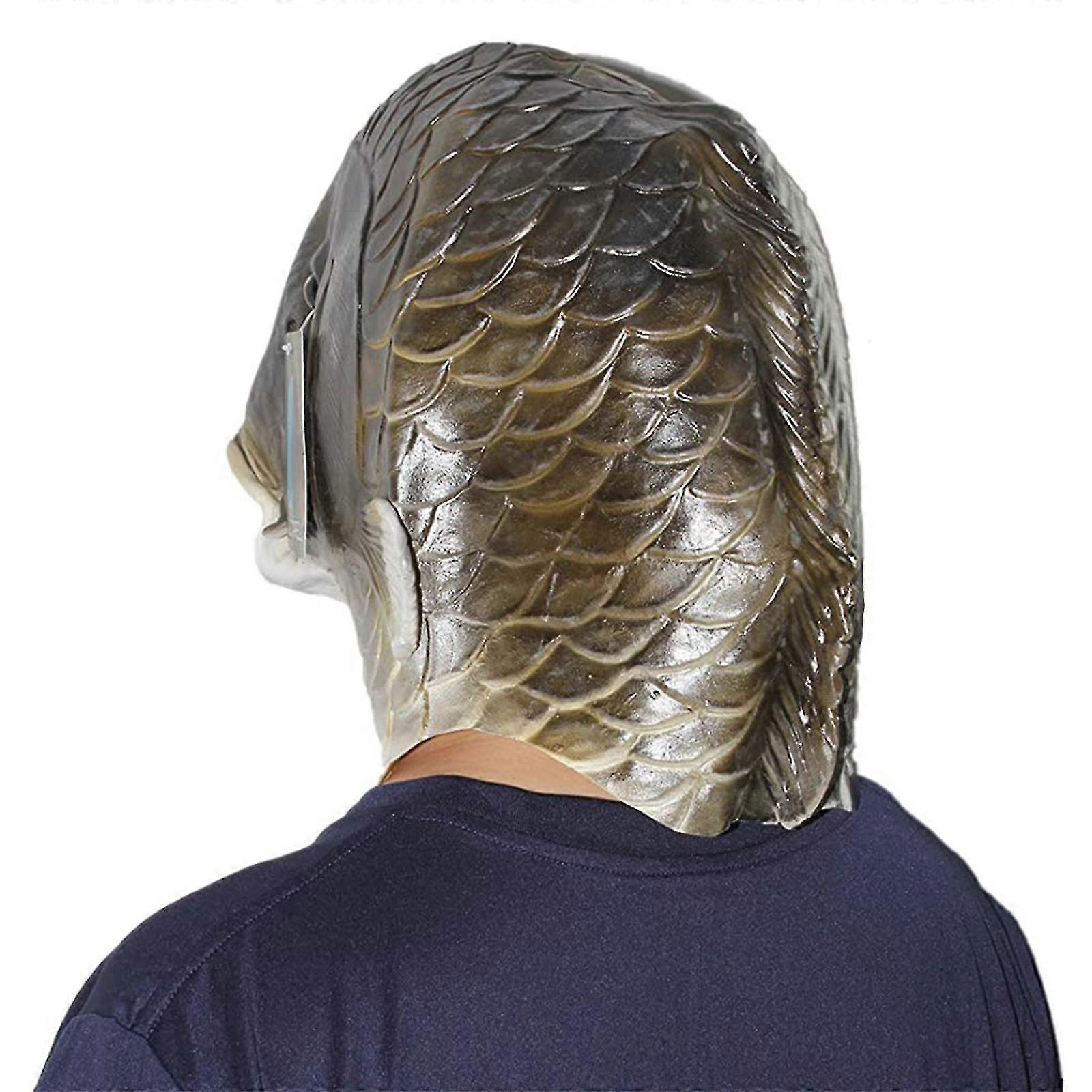 Trick Toy For Kids/adults Realistic Fish Mask Relieve Stress Animal ...