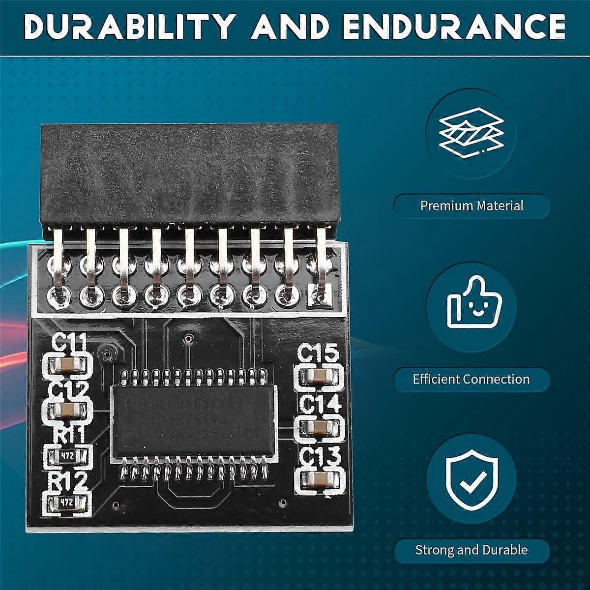 TPM2.0 Security Module for As.Rock LPC 18 Pin Motherboards TPM Module for Rack | Fruugo CZ
