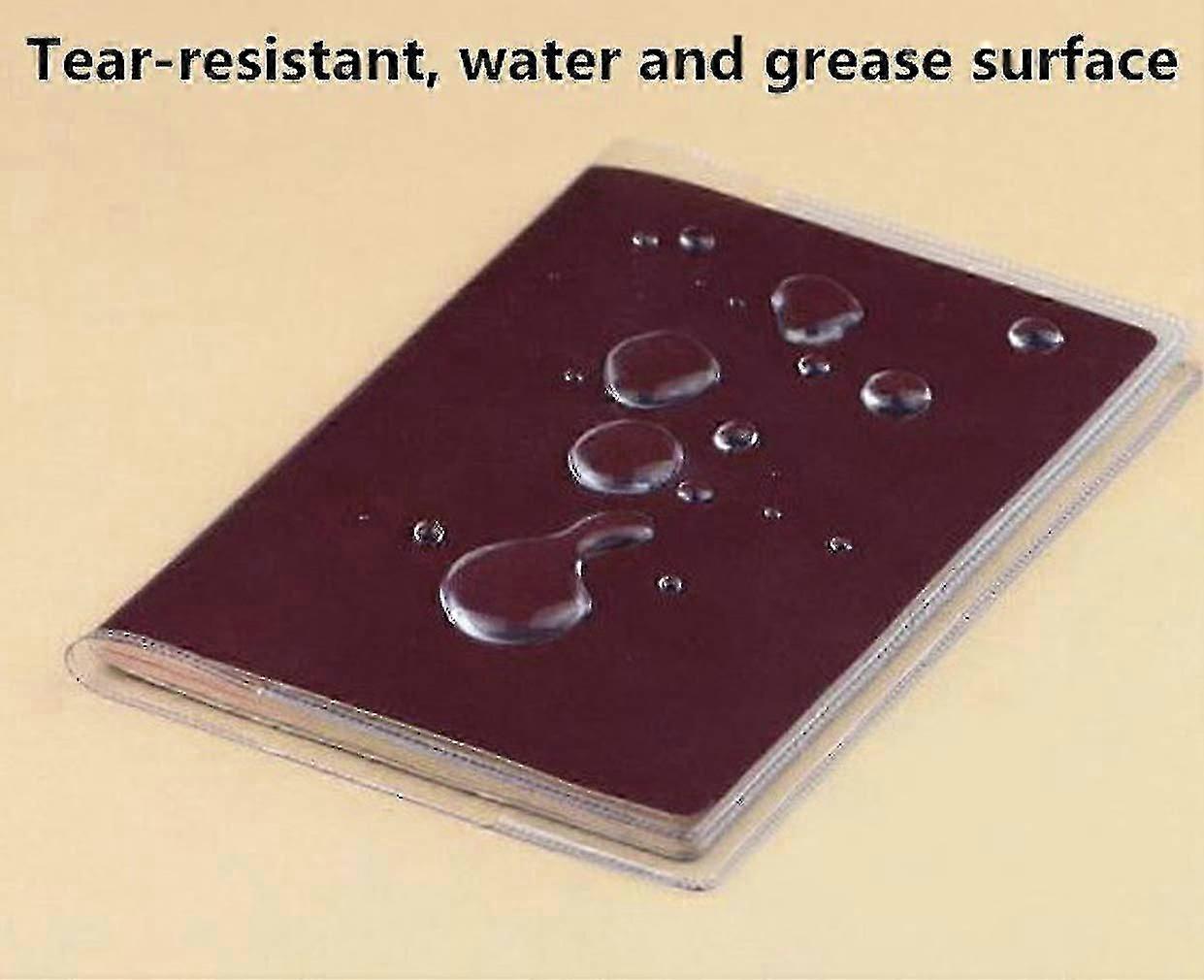 5 Pack Passport Covers, Clear Plastic Passport Protector, For Standard ...