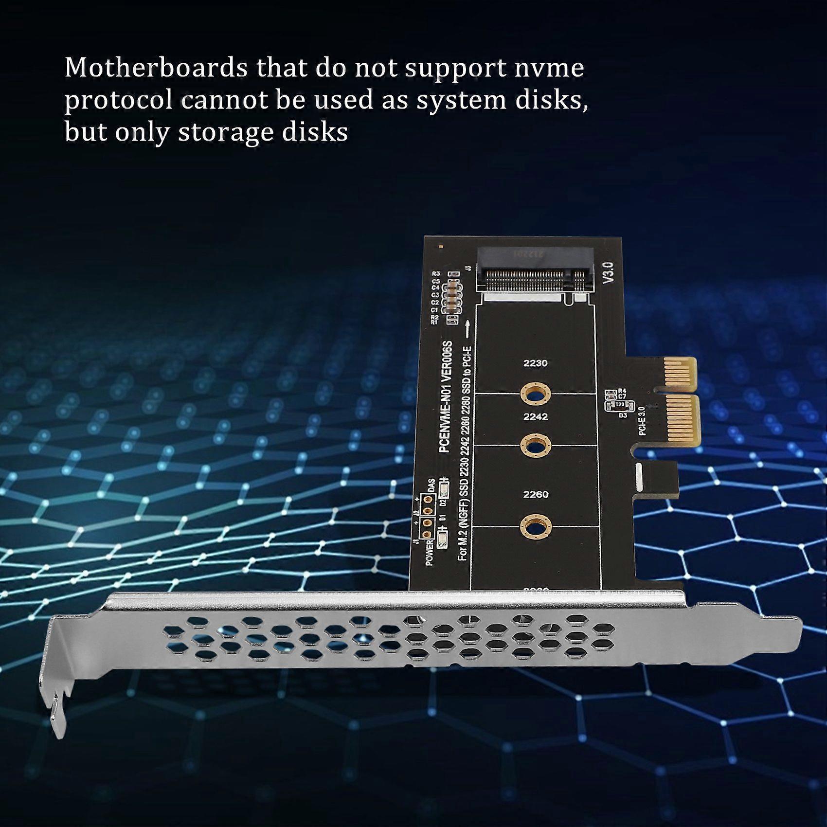 PCIE to M2 Adapter 3.0 X1 to NVME SSD Adapter Support 2230 2242 SSD ...