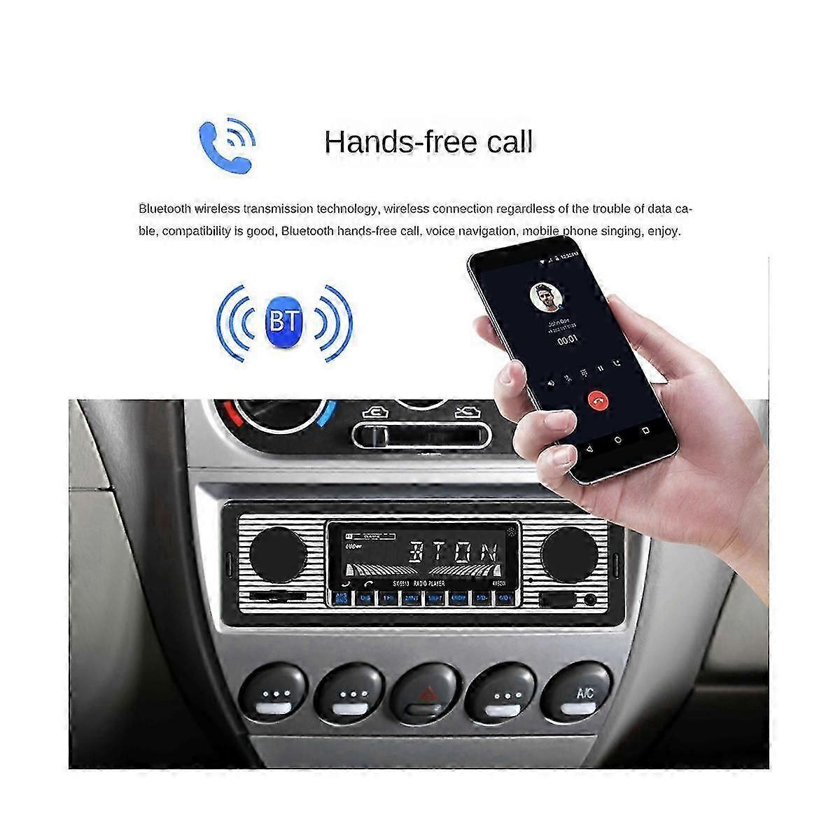 4-Channel 60W Bluetooth Car Radio Car MP3 Player Plug-in U Disk Car ...