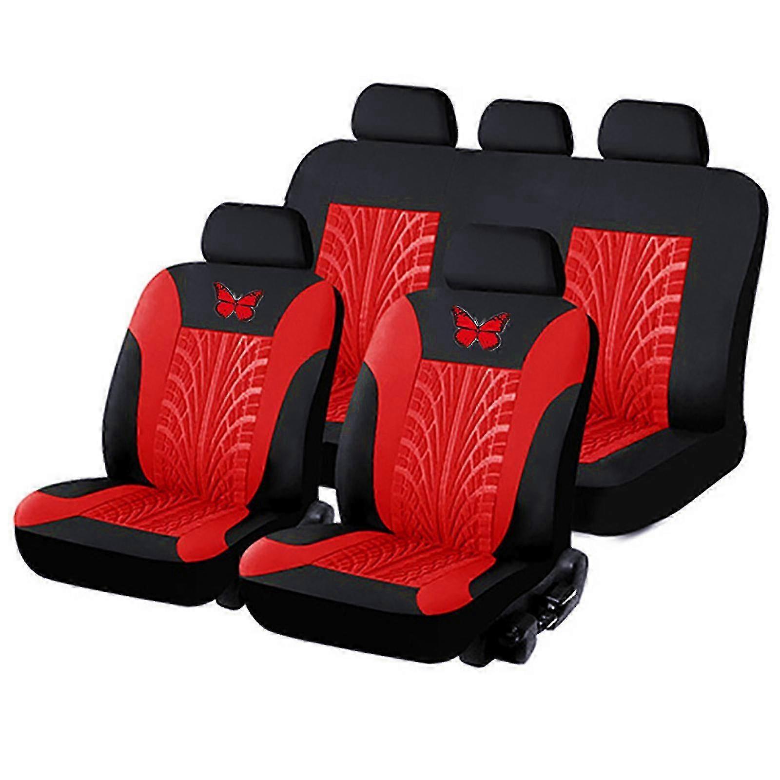 Embroidered universal car seat covers, full protection set | Fruugo UK
