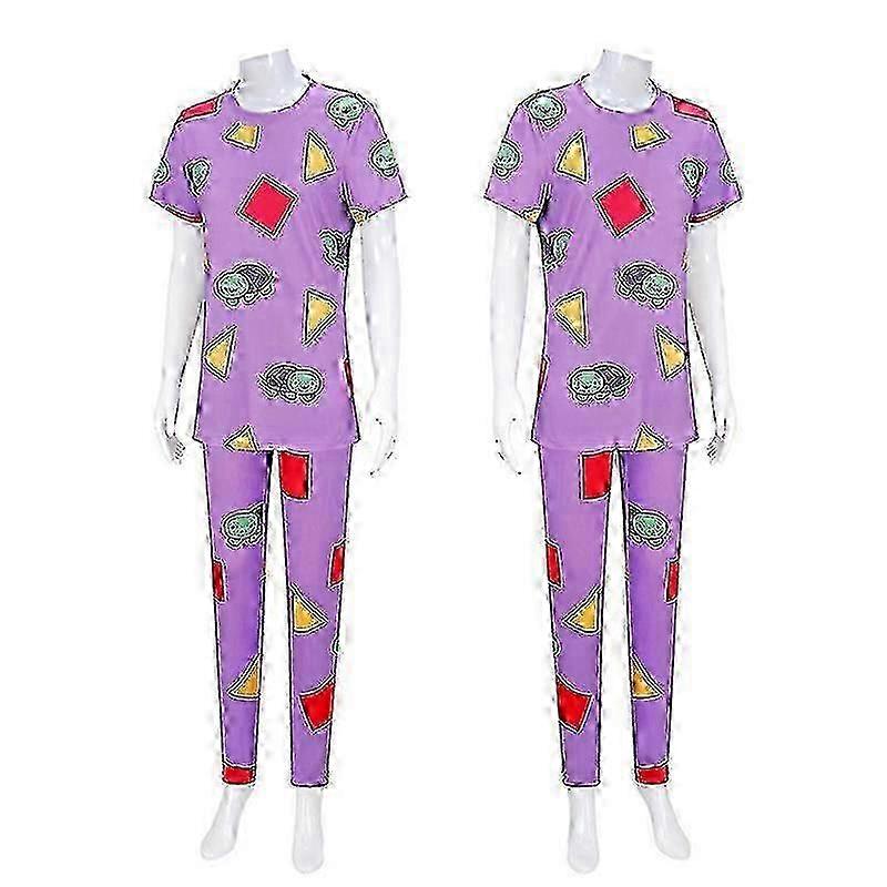 Adult Kpop Demon Hunters Zoey Derpy Tiger Hoodie Cosplay Purple Zoey ...