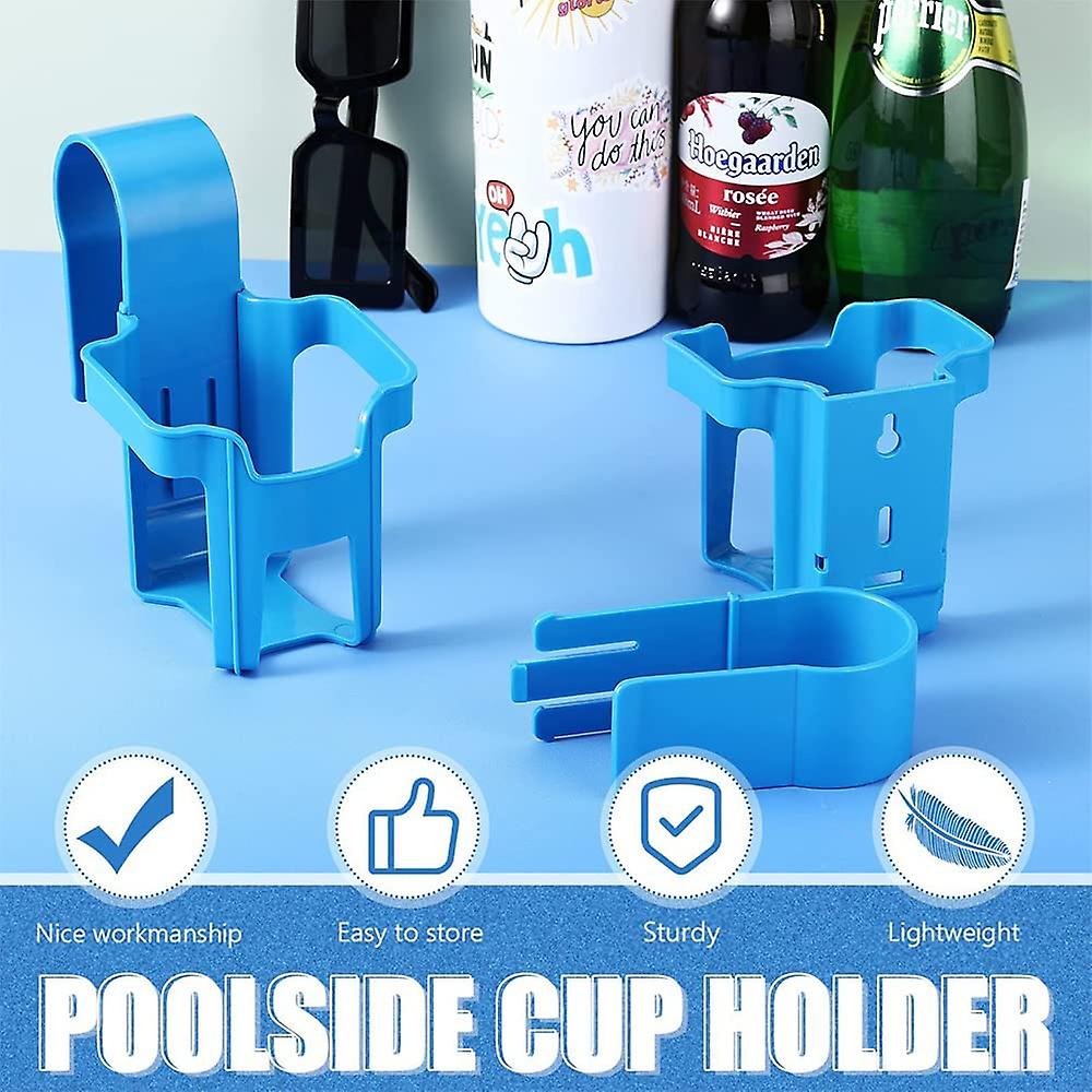 Pieces Pool Cup Holder,multifunctional Poolside Cup Holder,detachable ...