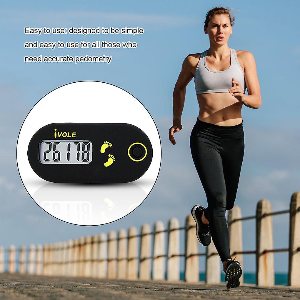 Ivole Digital Step Pedometer Walking Counter Lcd Display Practice ...