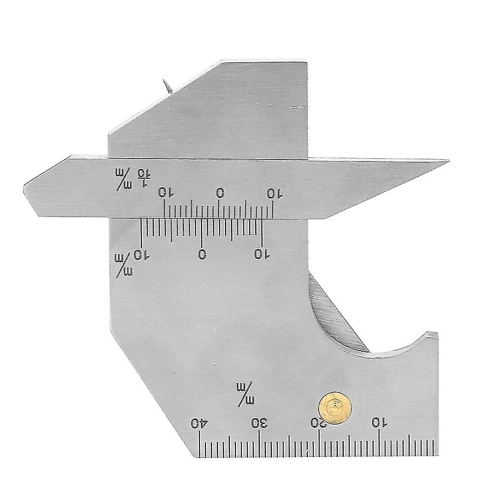 Stainless Steel Welding Seam Gauge Weld Pit Test Ulnar Inspection Ruler ...