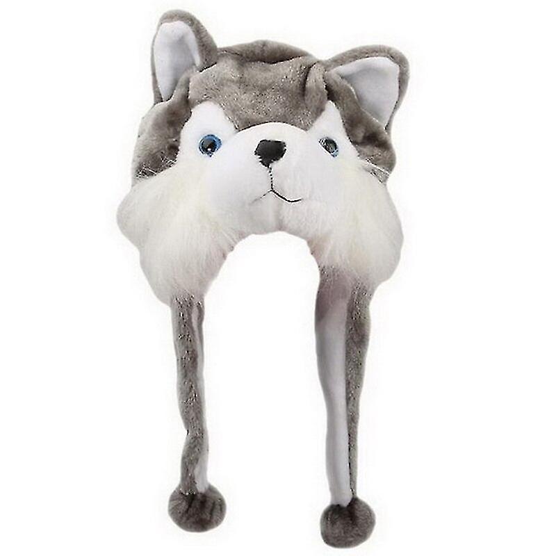 Adult Kids Winter Cute Plush Animal Character Beanie Hat With Pom Pom ...