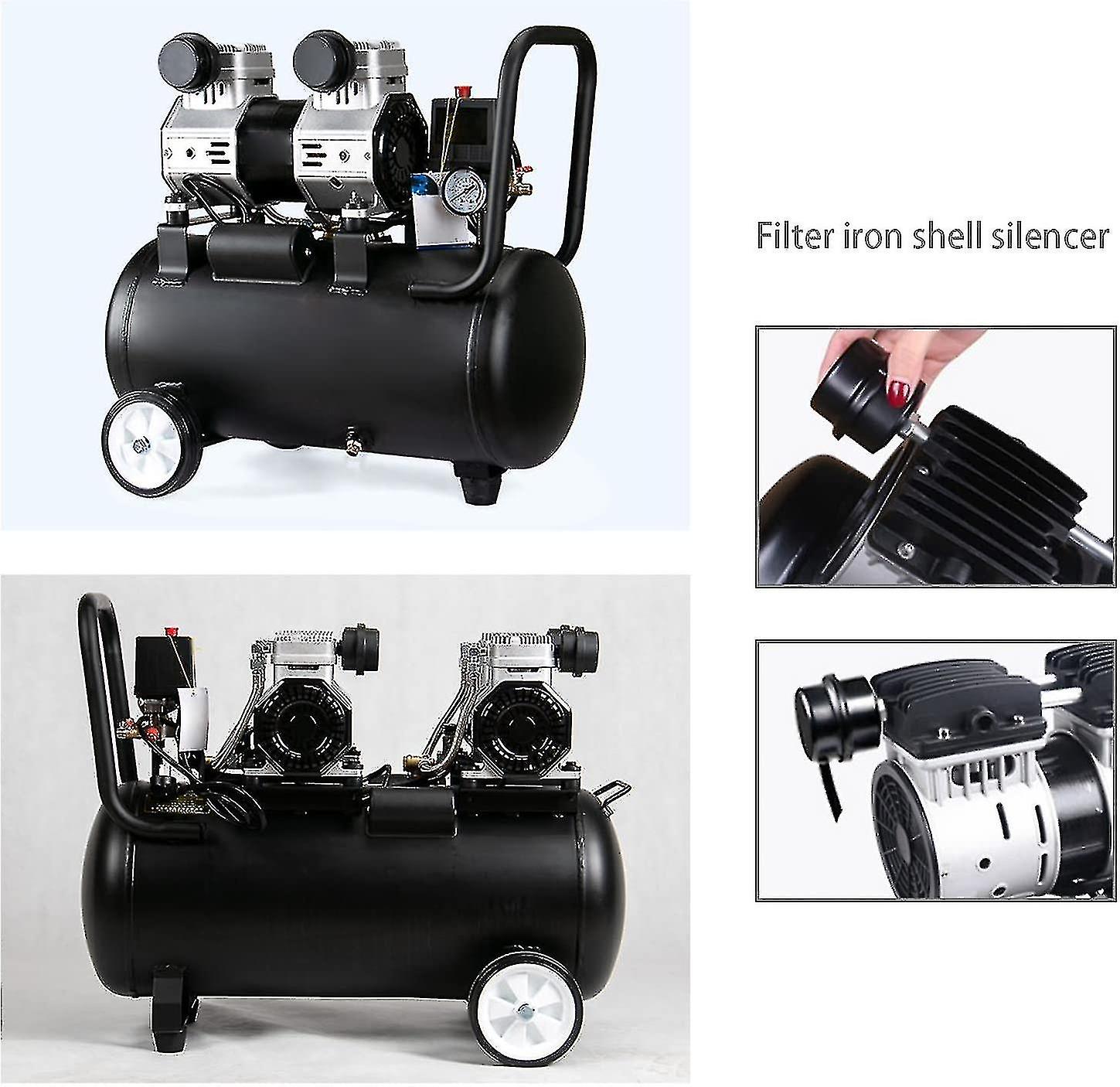 Air Compressor Filter Silencer Metal Male Thread Air Compressor Inlet ...