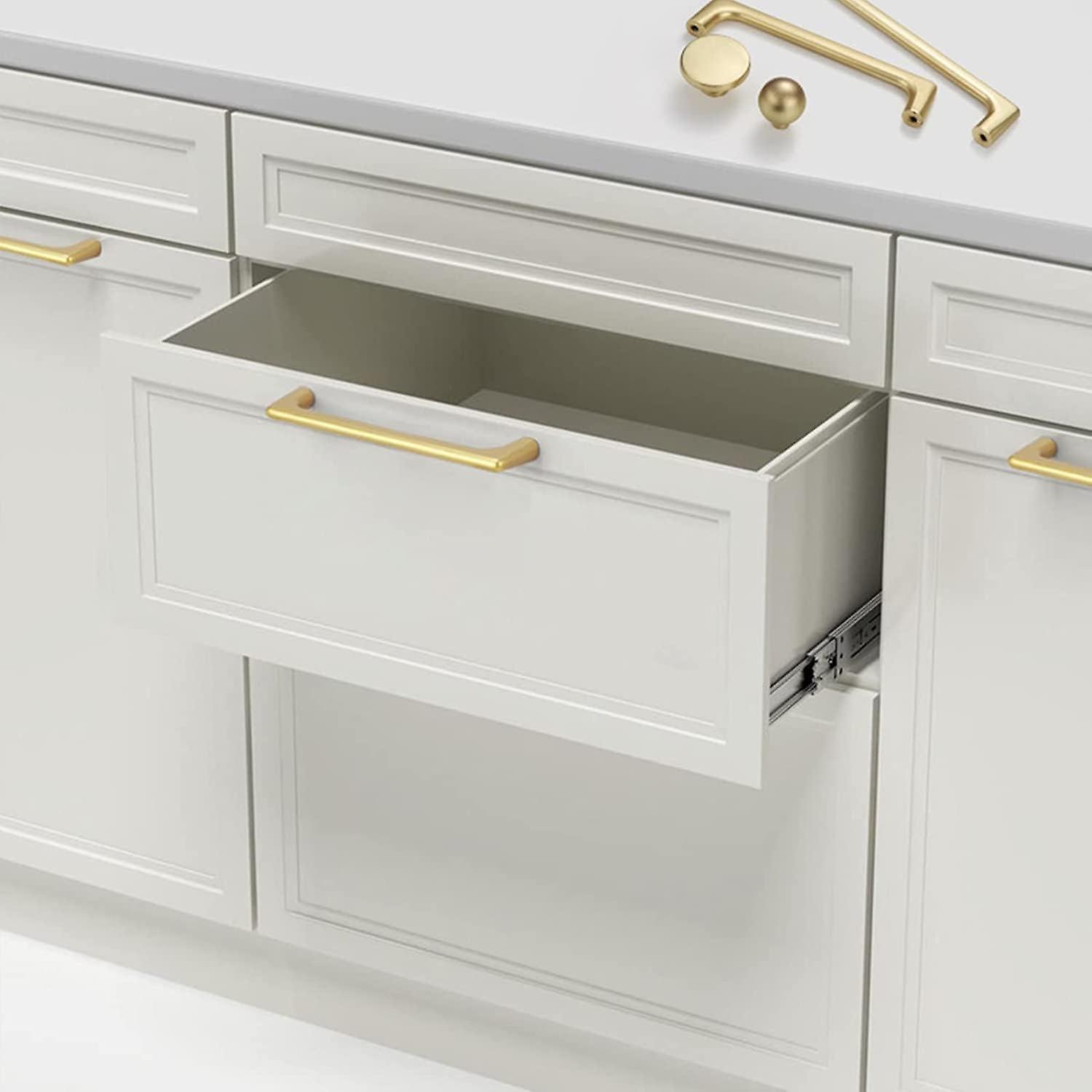 Furniture knobs and handles, Set of 2 Gold handles Gold furniture ...