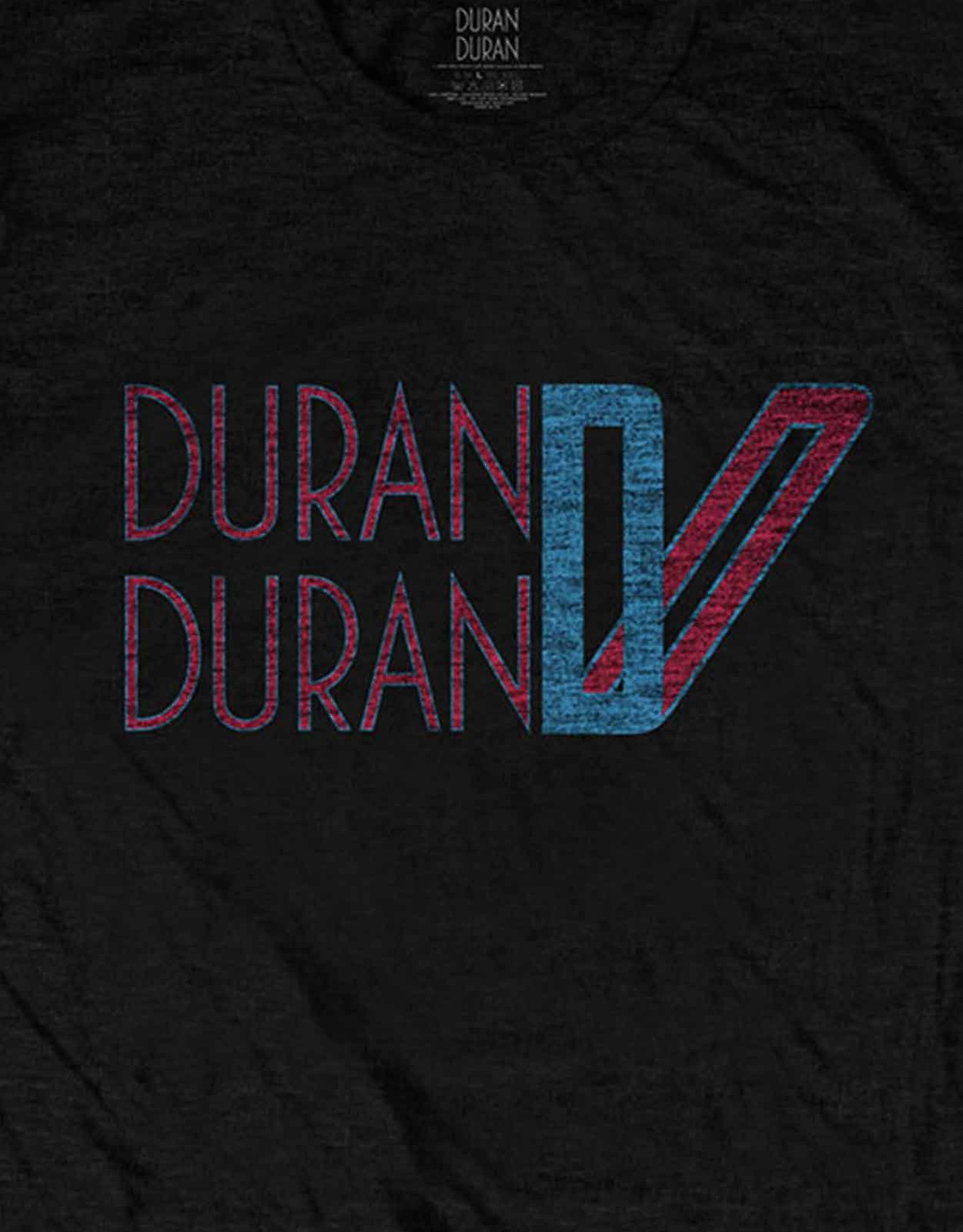 Duran Duran T Shirt Double D retro Logo new Official Mens Black | Fruugo UK