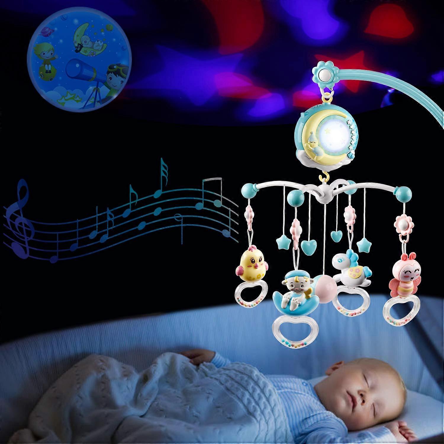 Kongque - Mini Tudou Baby Musical Crib Mobile with Projection Function ...