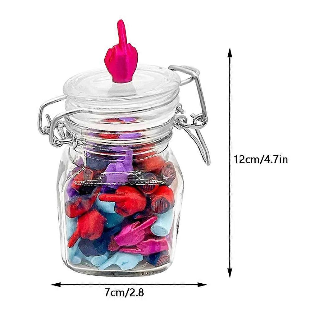 3D Printed Middle Fingers In a jar Novelty Middle Finger Jar Decor Gag ...