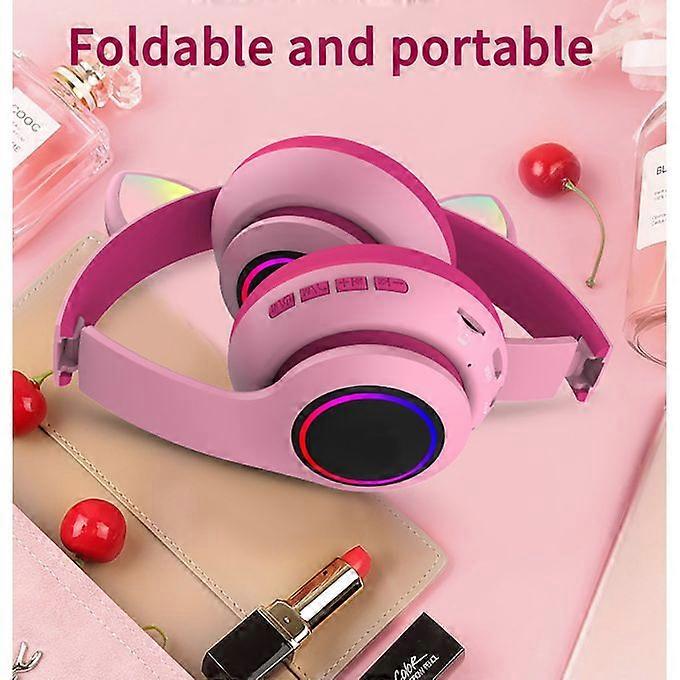 Cute Cartoon Wireless Headset For Girl Kids Headphone With Children ...