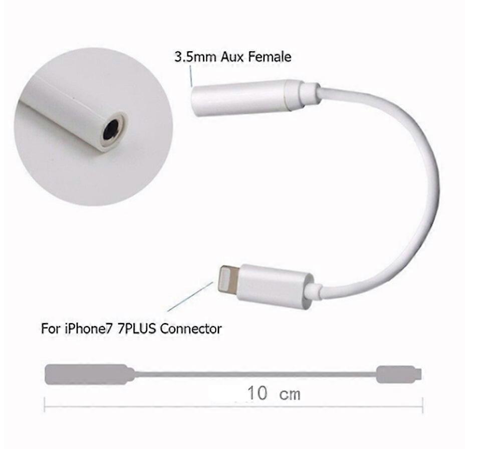 Adapter for iPhone Lightning to 3,5mm headphones, adapter, cable ...