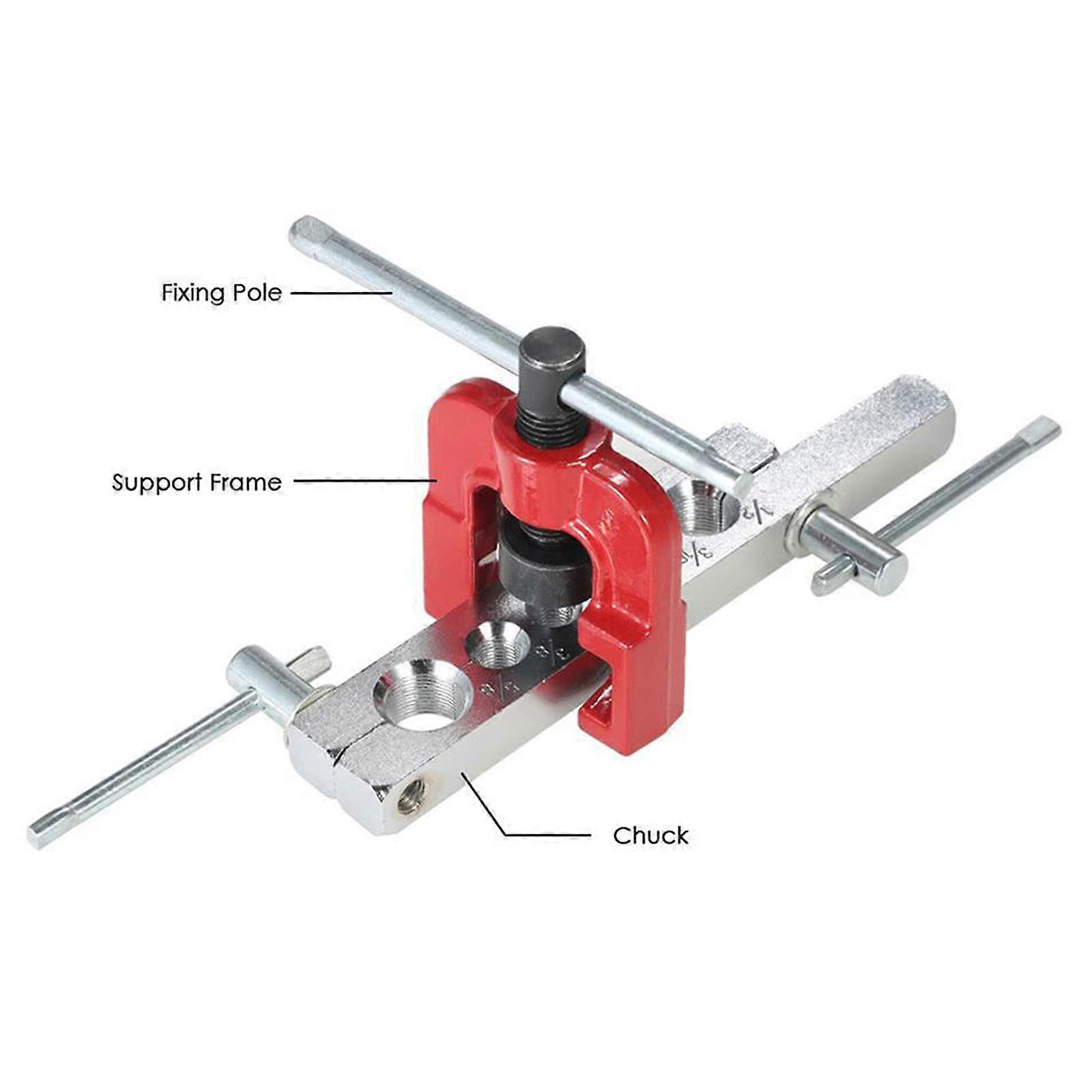 Metric & Imperial Flaring Tool Kit, Flanging Pipe Expander Set Tool ...