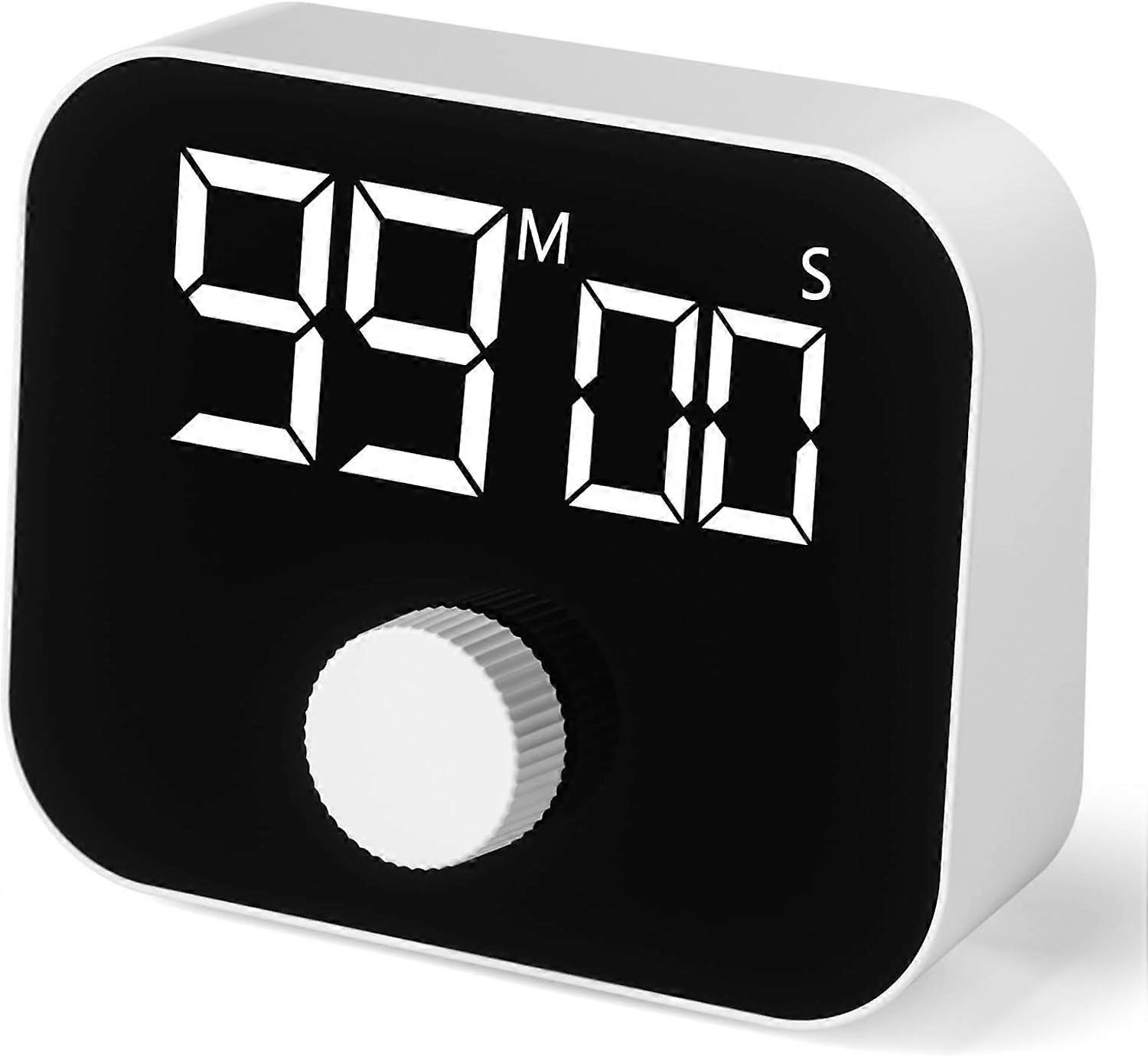 Digital Kitchen Timer Magnetic Countdown Count Up Timer with Large LED Display Stopwatch Timer ...