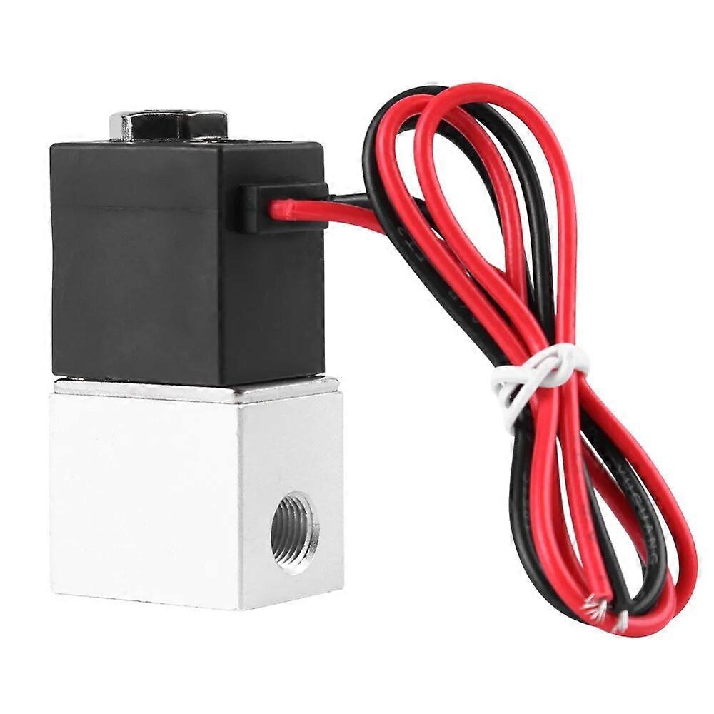 DC 12V 24V 110V 220V Solenoid Valve 1/4 1/8 2 Way Normally Closed Direct-acting Pneumatic Valves ...