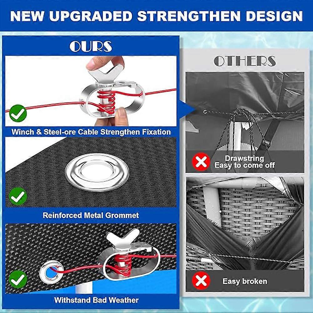 Pool Covers for above Ground Round Pools, Swimming Pool Cover for Frame ...