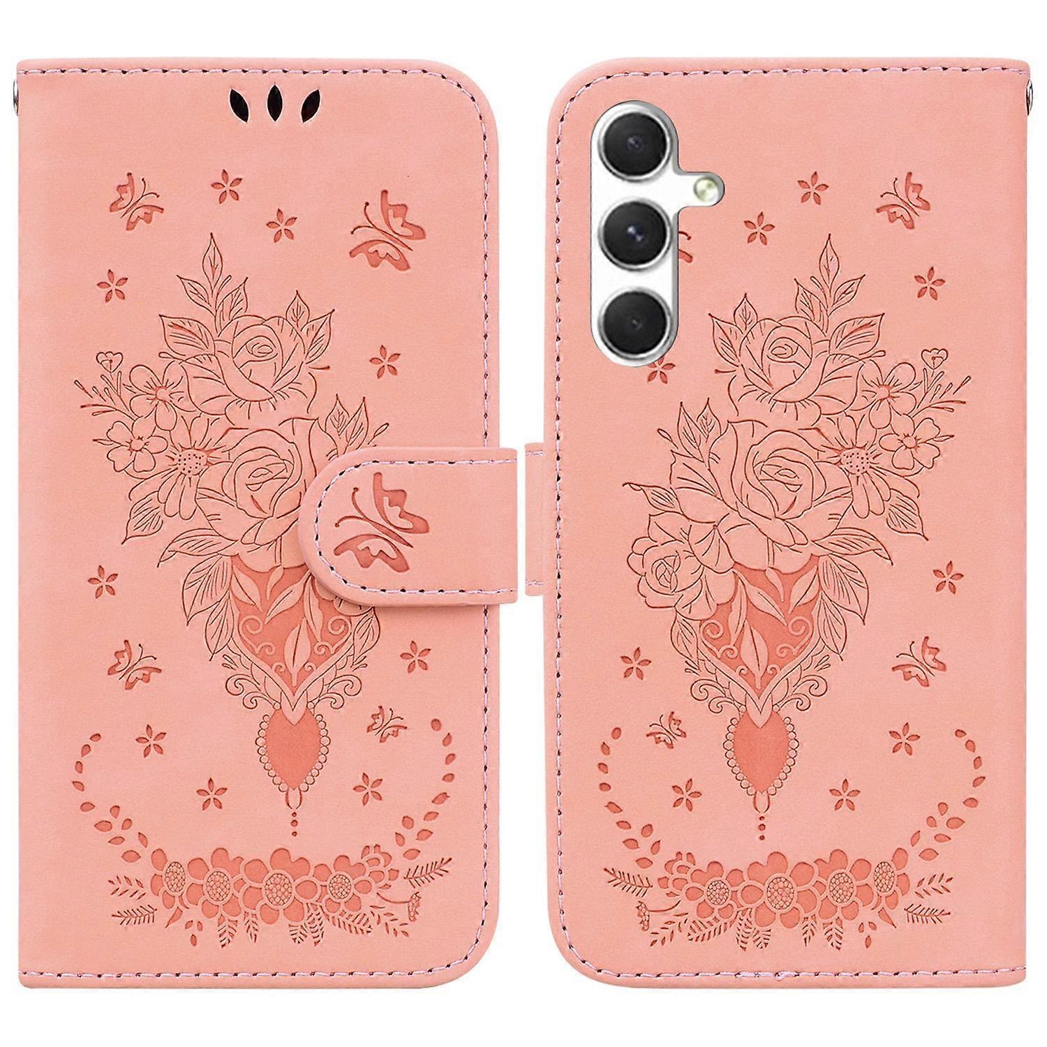 For Samsung Galaxy S25+ Case PU Leather Wallet Phone Cover Butterfly ...