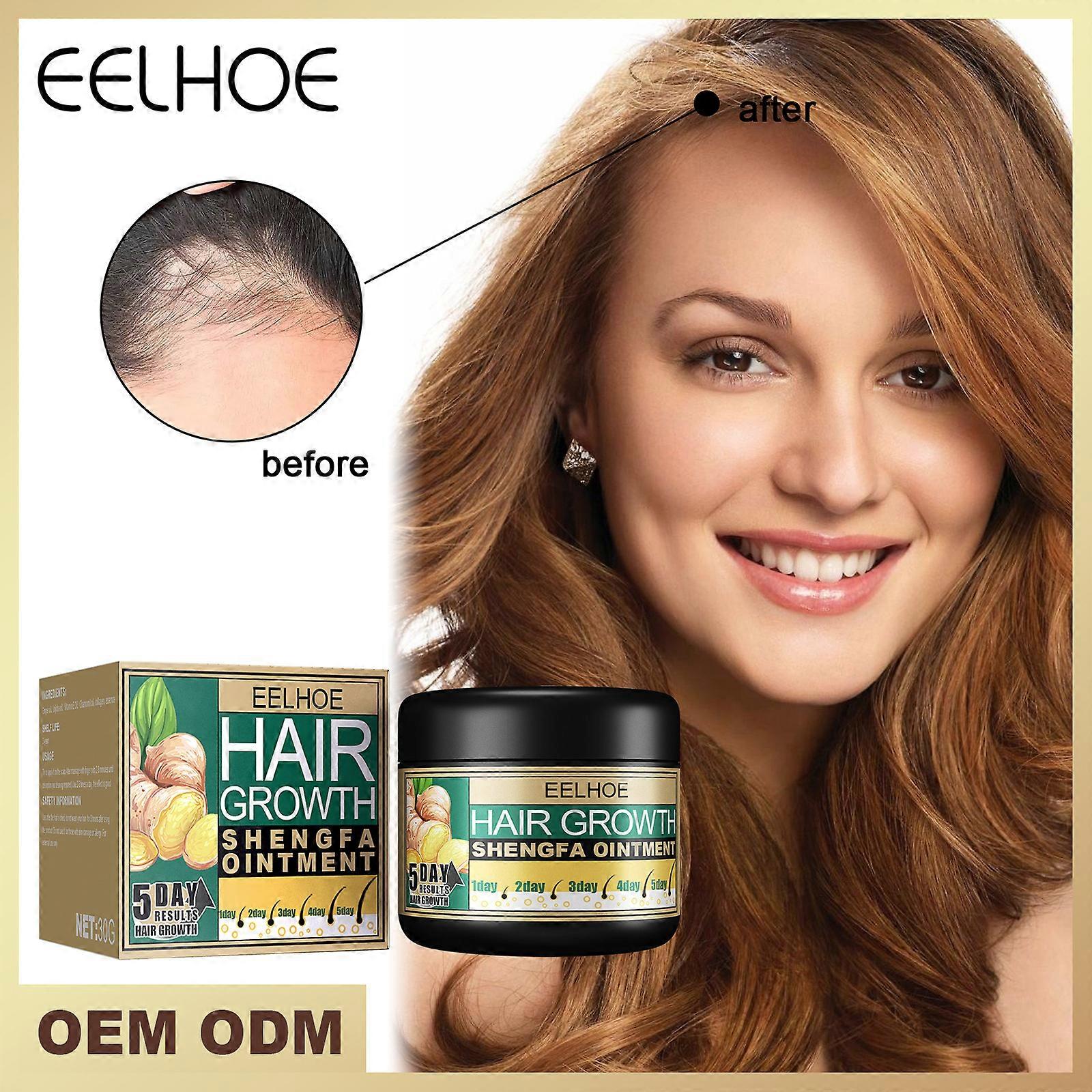 Eelhoe Ginger Thick Hair Cream Thick Hair Deep Cleansing Soft Hair ...