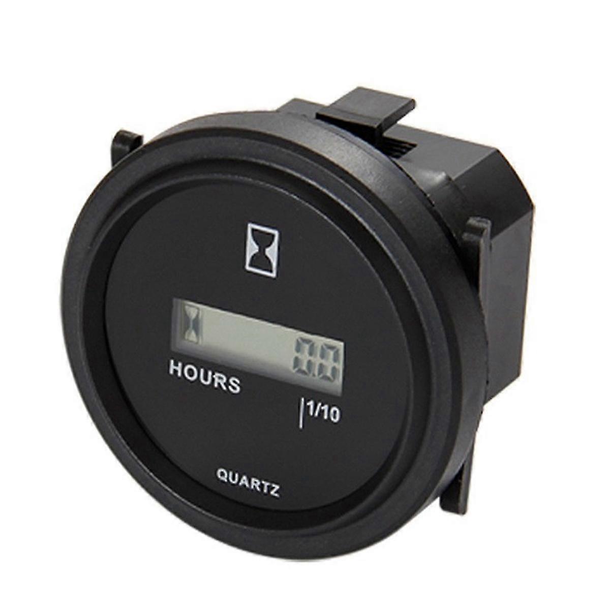 Digital Hour Meter Resettable Total Running Hours Data Storage For Lawn ...