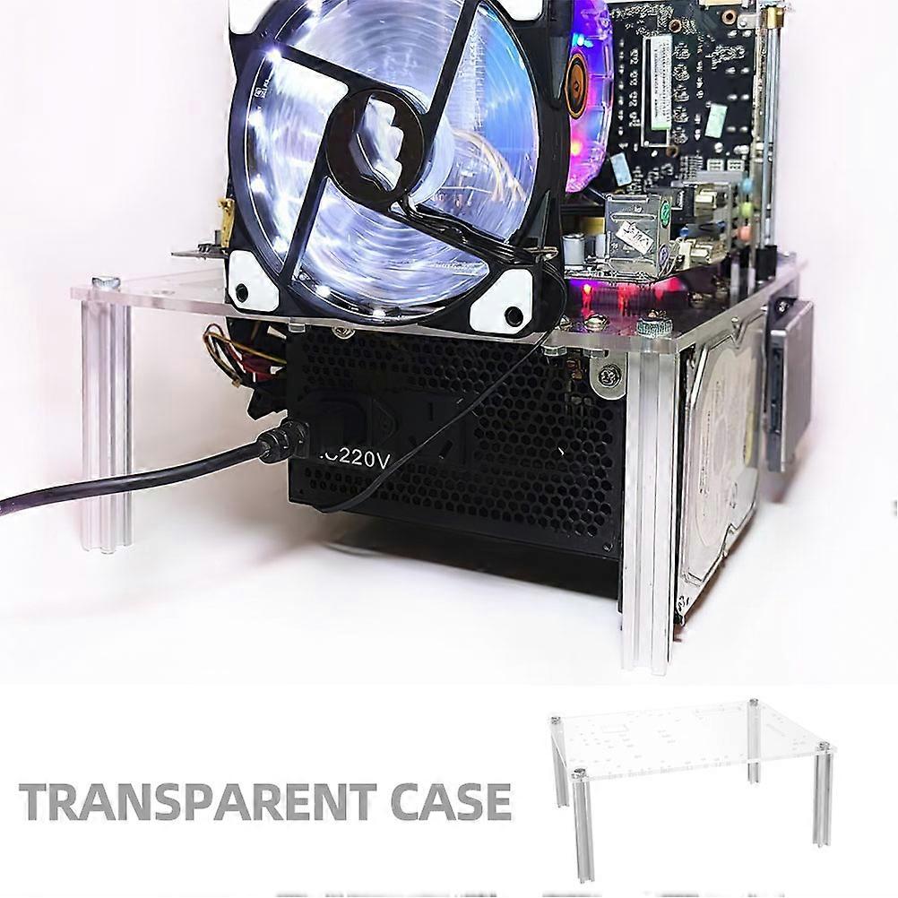 1 Set Open Air Computer Case DIY Chassis Bracket Open Frame Computer ...